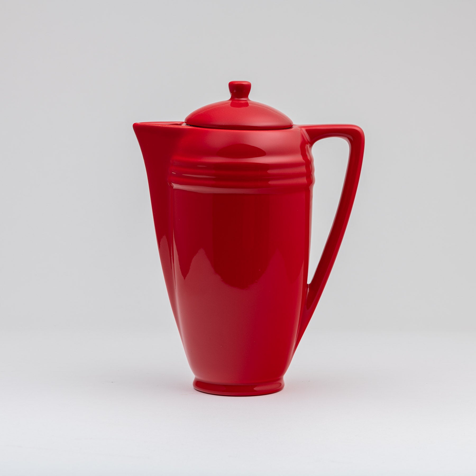 Coffee Pot - Poppy Red – Bauer Pottery