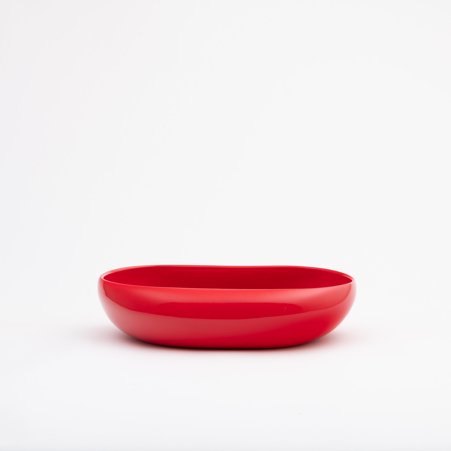 American Modern Vegetable Dish - Poppy Red – Bauer Pottery